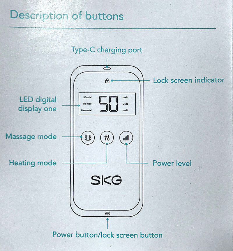 Máy massage chân SKG BM3-E